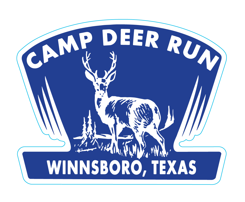 Big Blue Logo Sticker | Camp Deer Run Gift Shop
